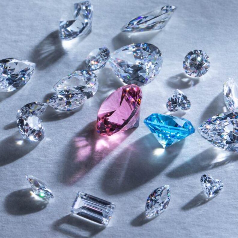Cartela De Cores De Diamante